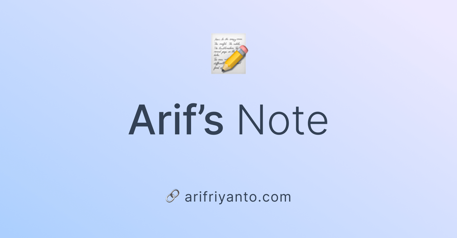 Journal | Arif Riyanto